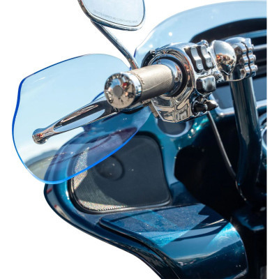 Flare® Handguards - Harley-Davidson Hydraulic Clutch - Blue Ice